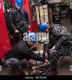 NORFOLK, Va (Feb. 23, 2018) Capt. Benjamin Nicholson, Commodore of ...