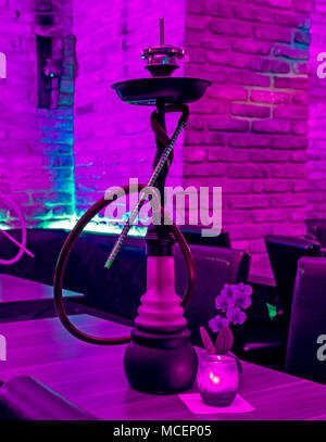 Shisha Hookah Pipes in a Lounge Bar Stock Photo: 179804190 - Alamy