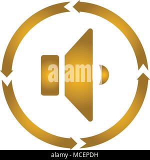 megaphone sound audio isolated icon vector illustration design Stock ...