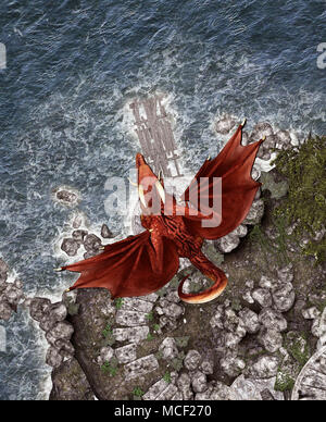 3D Rendering Fairy Tale Dragon on White Stock Photo - Alamy