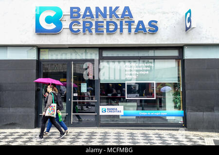 Banka Creditas, logo, Prague, Czech Republic Stock Photo - Alamy