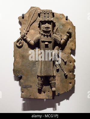 Berlin. Germany. Benin Bronzes. Oba / King (Ozolua?), 16-17th century ...