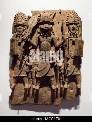 Berlin. Germany. Benin Bronzes. Oba / King (Ozolua?), 16-17th century ...
