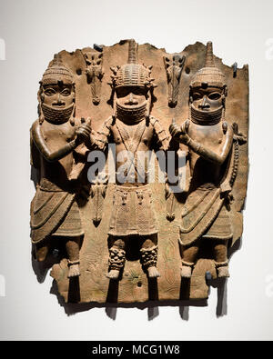 Berlin. Germany. Benin Bronzes. Oba / King (Ozolua?), 16-17th century ...