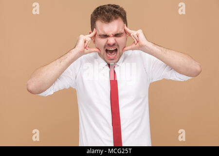 Migraine Concept. Closeup Shot Of Young Black Woman Touching Head With ...