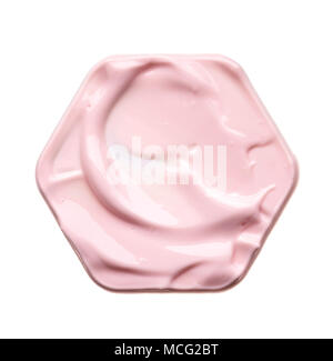 Exclusive textures of cosmetic products on white background Stock Photo ...