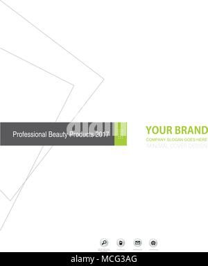 Brochure template layout design. Geometric pattern with connected lines ...