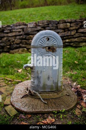 Old Brick Cistern Stock Photo - Alamy