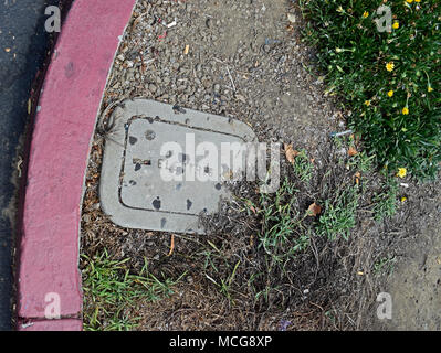 Underground electrical box Stock Photo - Alamy