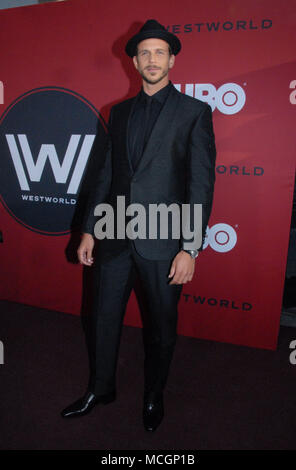 HOLLYWOOD, CA - APRIL 16: Gustaf Skarsgard, Caroline Sjostrand, at the ...