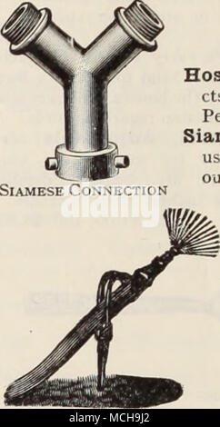 . Siamese Connection Hose Menders. Cooper, each 10 cts.;doz. $1 00 ...