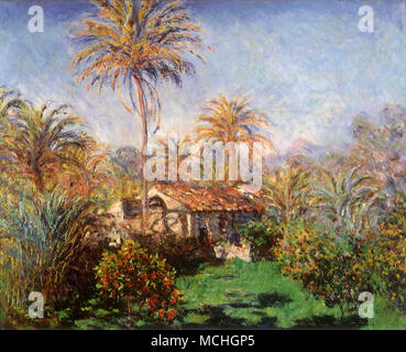 Claude Monet, Palm Trees at Bordighera 1884 Oil on canvas. Metropolitan ...
