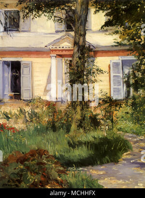 Edouard Manet - The House at Rueil Stock Photo - Alamy