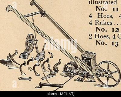. No. 25 Planet Jr. Combined Hill and Drill Seeder and Double Wheel Hoe ...