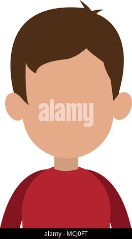 Boy faceless profile cartoon Stock Vector Image & Art - Alamy