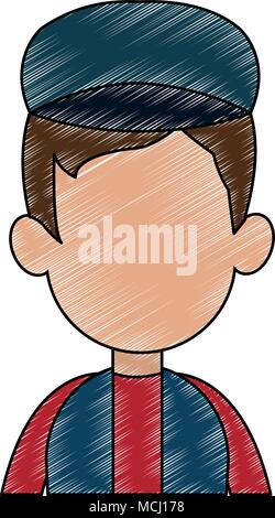 Boy faceless cartoon scribble Stock Vector Image & Art - Alamy