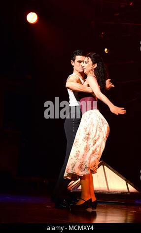 Zizi Strallen and Jonny Labey during a photocall for Baz Luhrmann's ...