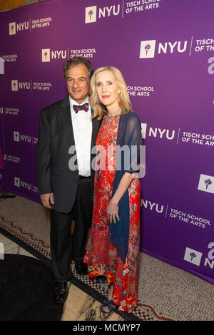 (L-R) Peter Terezakis and Allyson Green, NYU Tisch School of the Arts ...
