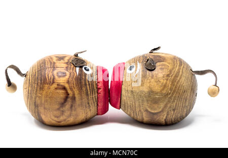 Two pigs kissing Stock Photo - Alamy