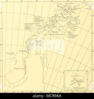 Graham Land & Victoria Land. South Pole. Antarctic. BARTHOLOMEW, 1904 ...