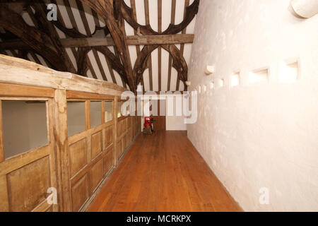 Fiddleford Manor inside and out Stock Photo - Alamy