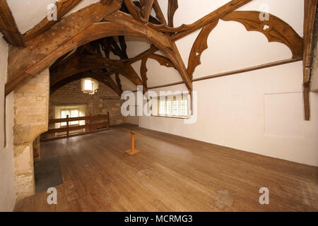 Fiddleford Manor inside and out Stock Photo - Alamy