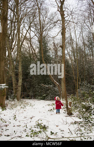 Seeing snow for the first time Stock Photo - Alamy