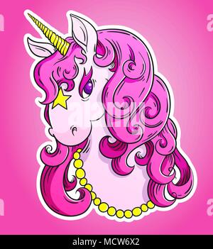 color child girl head with cute hairstyle Stock Vector Image & Art - Alamy