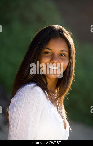 Healthy, happy girl smiles at Makena, Maui, Hawaii Stock Photo - Alamy