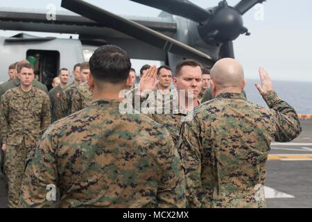 Lt. Col. Farrell Sullivan, commanding officer of Battalion Landing Team ...