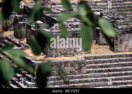 Ancient Mayan acropolis, Copan, Honduras Stock Photo - Alamy
