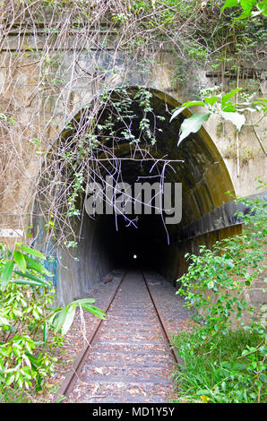 entrance to railway tunnel between stokers siding and burringbar near ...