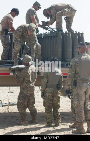 Buehring, Kuwait – Soldiers from the 797th Ordinance Company, EOD techs ...