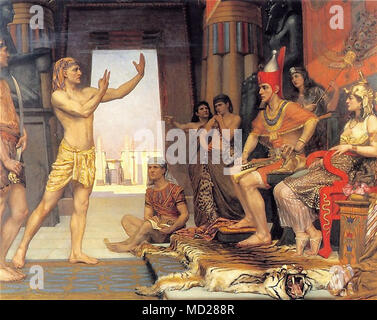 Reginald Arthur, Joseph interpreting Pharaoh’s dream, painting in oil ...