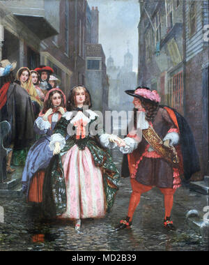 'Pepys and Lady Batten' by James Digman Wingfield depicts Samuel Pepys ...