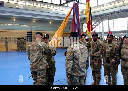 Lt. Col. David Bowers and Command Sgt. Maj. Allen Brook, 163rd Military ...