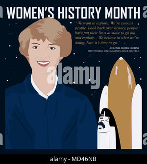 Eileen Collins, the first female Space Shuttle commander, made history ...