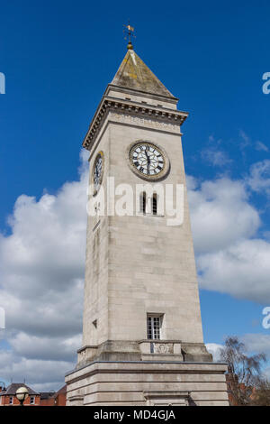 Nicholson War Memorial, clock, England's tallest, war memorial,Leek ...