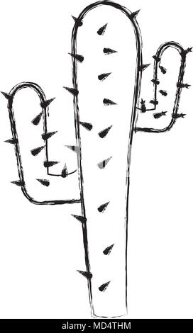 cactus nopal natural icon Stock Vector Art & Illustration, Vector Image ...