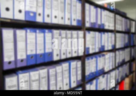 Old paper documents on shelves Stock Photo - Alamy