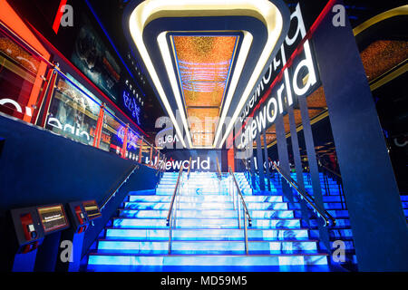 General view of the refurbishment of the Cineworld Leicester Square ...