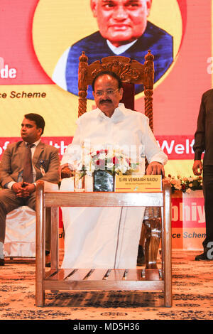 Guwahati, India. 18th Apr, 2018. Honorable Vice President of India M ...