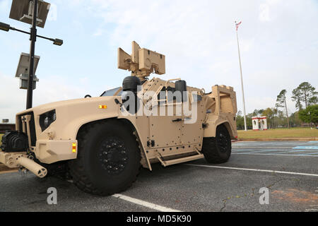 Marine Corps Logistics Command Marines look over the new Joint Light ...