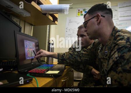 U.S. Marine 2nd Lt. Marcus Holman, a combat engineer officer with ...