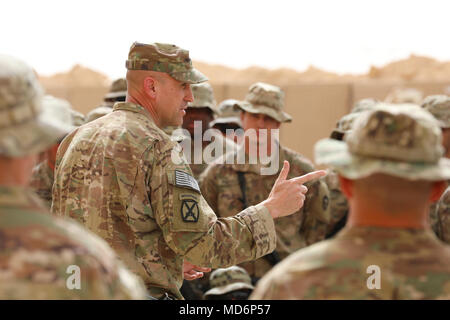 U.S. Army soldier Col. Jonathan Chung, outgoing commander of 2nd ...