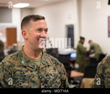 U.S. Marine Corps Colonel William McClane, Commanding Officer of Marine ...