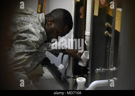 Space Force Col. Jacob Middleton listens to remarks from Vice President ...