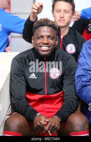 Offrande Zanzala, Accrington Stanley Stock Photo - Alamy