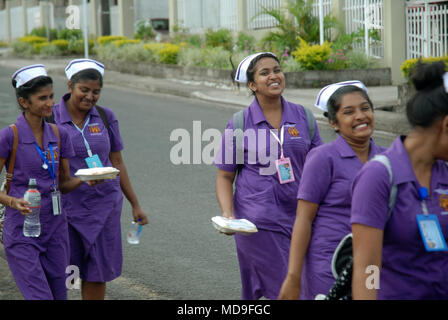 Nurses from Colonial War Memorial Hospital, Suva, Fiji Stock Photo - Alamy
