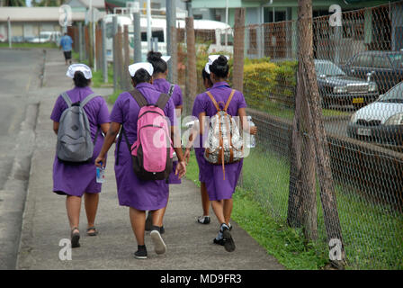 Nurses from Colonial War Memorial Hospital, Suva, Fiji Stock Photo - Alamy